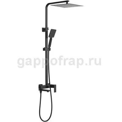 Душевая система Frap F24802-16 нержавеющая сталь, черный